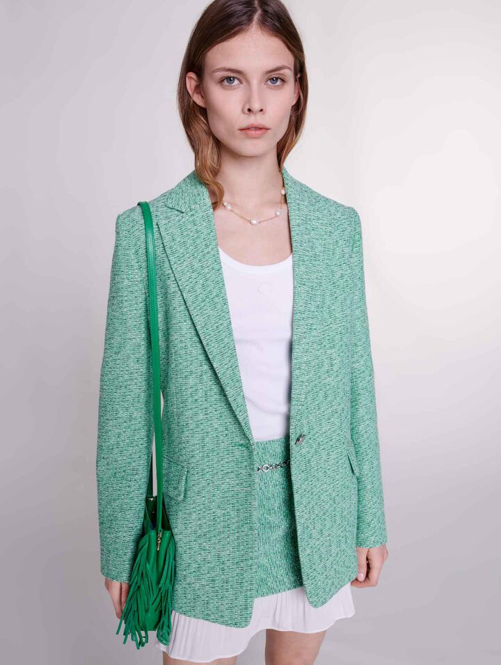 Trendy Women’s Blazers & Jackets: Biker, Tailored, Tweed ... | Maje